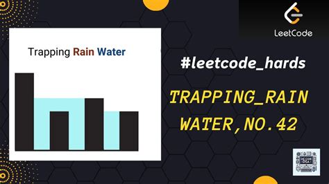 Trapping Rain Water Leetcode 42 Hard Logic Building From