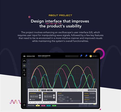 Oscilloscope Ui Redesigned For Touch Interface On Behance