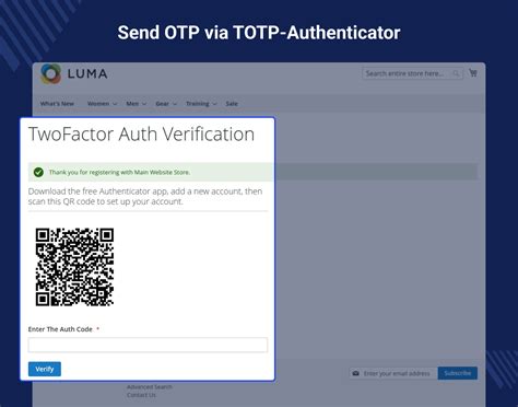 magento 2 two factor authentication customer otp validation extension