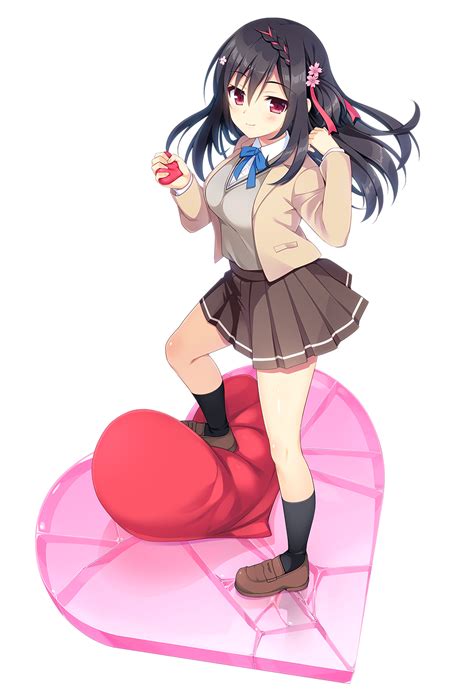 Fuyuichi Monme Futamata Renai Highres Official Art 1girl Black
