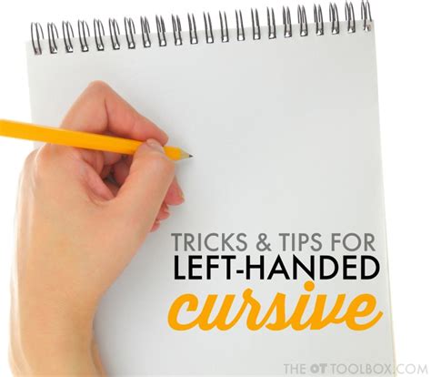 Cursive Writing Worksheets For Left Handers