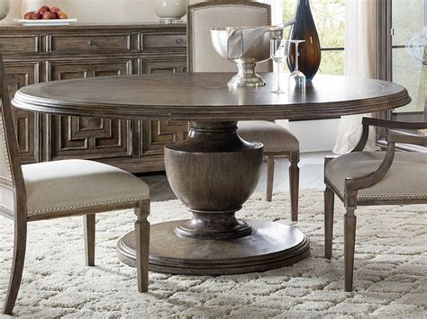 Hooker Furniture Woodlands Medium Wood 72 Wide Round Dining Table