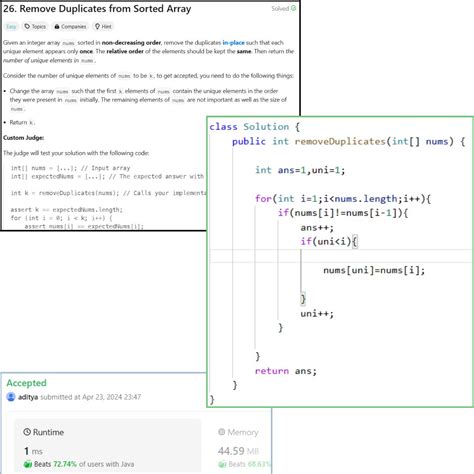 On The 41st Day I Solved This Question On Leetcode With O N Time Complexity Where N Refers To