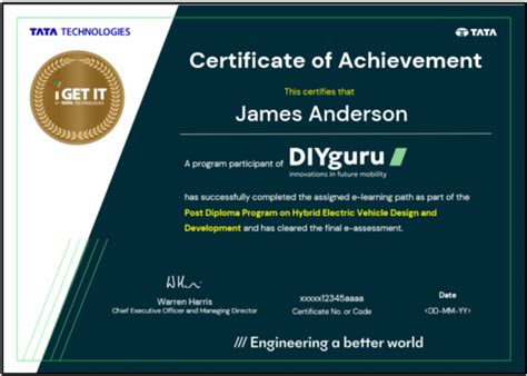 Tata Technologies Ev Courses Diyguru