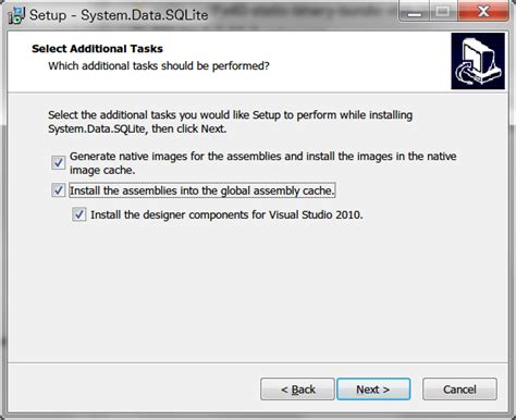 Cとentity Frameworkでsqliteを使う（systemdatasqliteインストール編） 手帳net