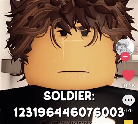 Male Face Roblox Code