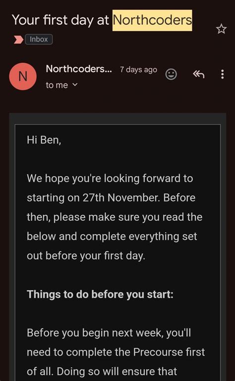 Ben Ward On Linkedin ️👨‍💻 Today I Start With Northcoders On Their Data