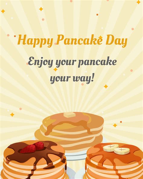 Free Pancake Day Templates To Edit Online