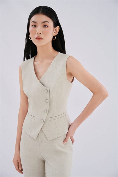 5 Mẫu áo Gile Nữ Công Sở đẹp Thời Thượng Cao Cấp
