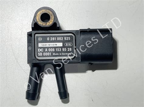 Genuine Mercedes Sprinter Dpf Pressure Sensor Fits 2007 18 Van Services Ltd