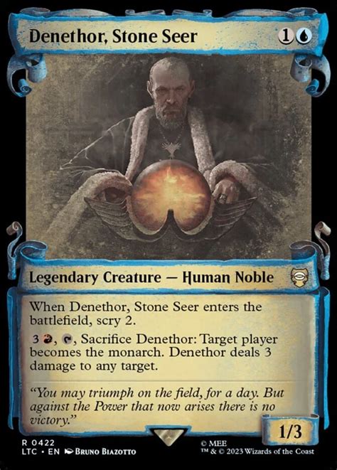 Denethor Stone Seer The Lord Of The Rings Tales Of Middle Earth
