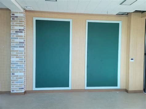 B13 그린 법랑 분필용 칠판 세로형 법랑 스크린 필기 칠판 다산교구 유리칠판 타공판 전문 제조 설치 30년