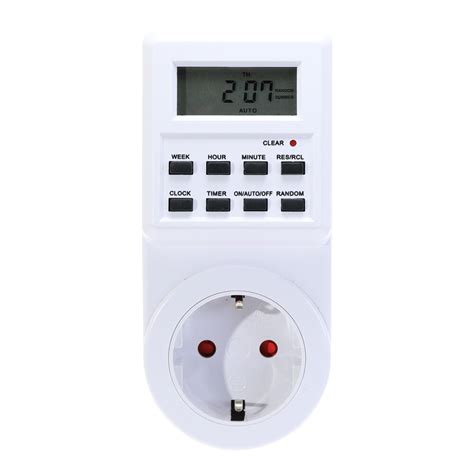 Timer Switch Eu Au Us Br Uk Plug Socket Power Elec Grandado