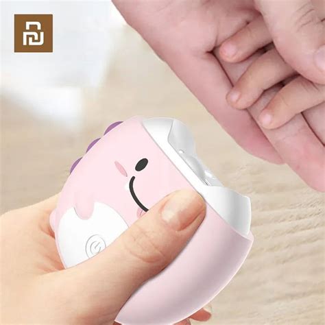 Youpin 최신 만화 전기 네일 트리머 어린이 손톱 폴리셔 도구 유아 매니큐어 가위 위생 키트 네일 클리퍼 커터 Ne용 Aliexpress