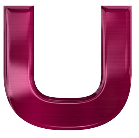 Metallic Purple Alphabet Png