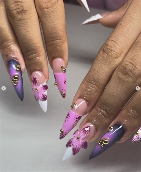 50 Orchid Nail Art Designs From Delicate To Bold Embrace The Floral Trend