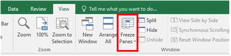How To Freeze The Top Row And First Column In Excel