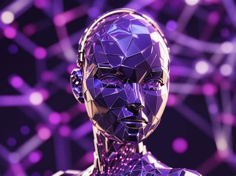 Premium Ai Image Layered Sliced Shape Cybernetic Fusion Of Artificial