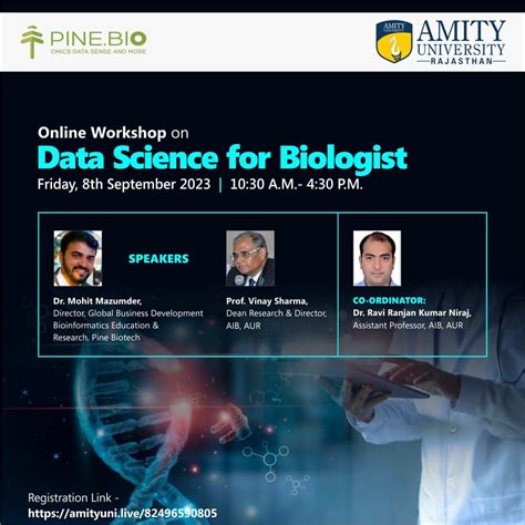 Dr Mohit Mazumder On Linkedin Datascience Workshop Biologist Networking Bioinformatics