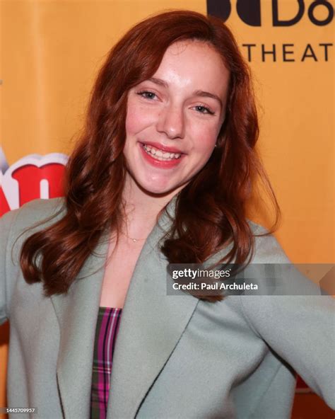 Actress Libby Rue Attends The Annie Engagement At The At Dolby News Photo Getty Images