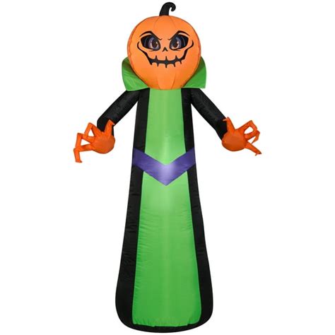 5 Gemmy Airblown Inflatable Pumpkin Reaper Halloween Decoration