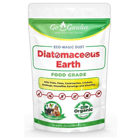 Go Garden Diatomaceous Earth Powder Organic Pest Control Cockroach