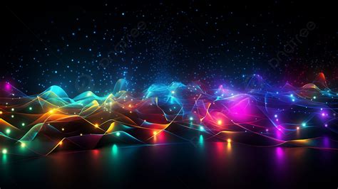 Light Effect Particle Effect Colorful Background Light Effect Particle Dazzling Background