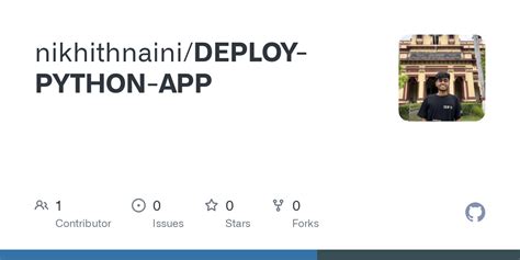 GitHub Nikhithnaini DEPLOY PYTHON APP