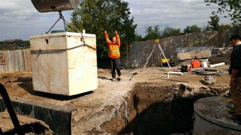 Installing A Clearstream Septic System Slagter Construction
