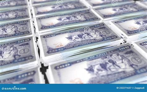 D Bunch Of Eritrea Nakfa Money Banknote Stock Illustration Illustration Of Banking