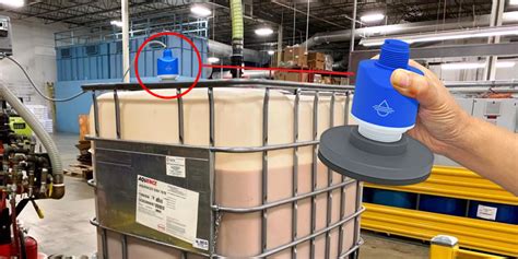 Adhesive Ibc Tote Non Invasive Radar Level Transmitter Flowline