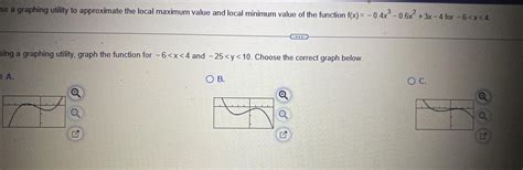 Answered Se A Graphing Utility To Approximate The Local Maximum Value