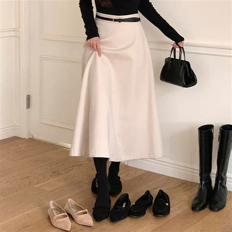 아뜨랑스 국내제작 🚚부분당일발송 1만5천장 돌파 Sale 기모원단골반볼륨핏 헨느 플레어 미니 And 롱 스커트 데이트룩하객룩격식룩상견례룩모임룩봄치마