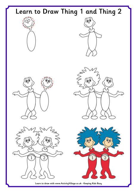 7 How To Draw Dr Seuss Characters Ideas Seuss Dr Seuss Activities