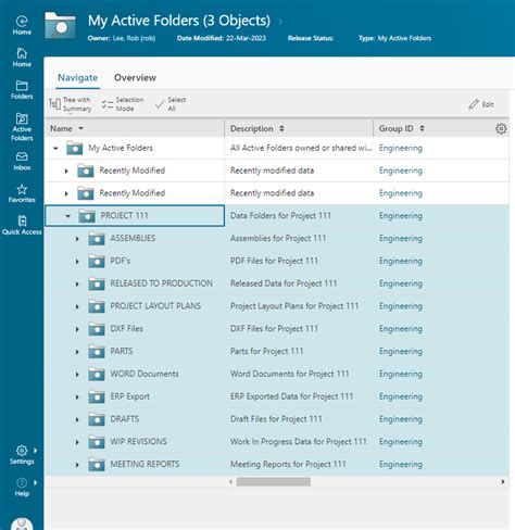 Active Workspace And Active Folders In Teamcenter