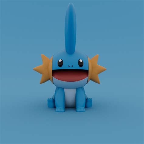 Stl File Mudkip Pokemon 🐉・3d Print Design To Download・cults