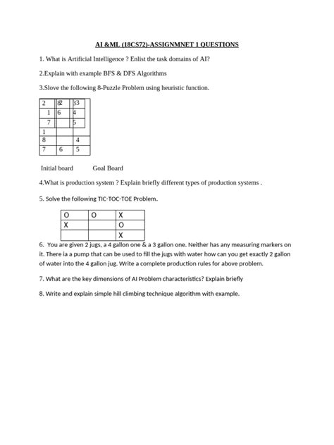 Aiandml 1st Assignment Pdf