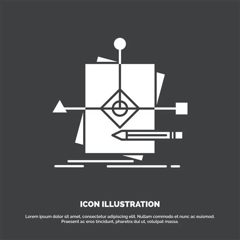 Algorithm Business Foretelling Pattern Plan Icon Glyph Vector