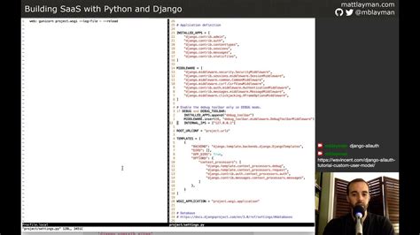 Make A Custom User Model Building Saas With Python And Django 40 Youtube