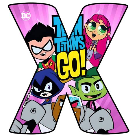 Teen Titans Letter X