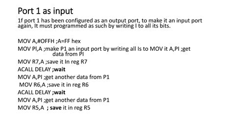 8051 Microcontroller48 Io Programmingpptx
