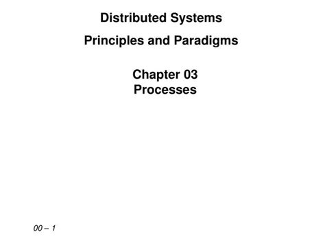 Ppt Distributed Systems Principles And Paradigms Powerpoint