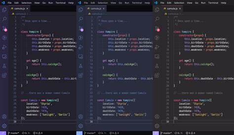 github veselink1 camula vscode theme