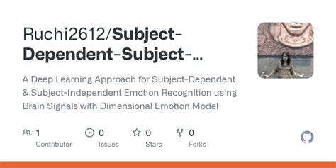 Github Ruchi2612subject Dependent Subject Independent Emotion