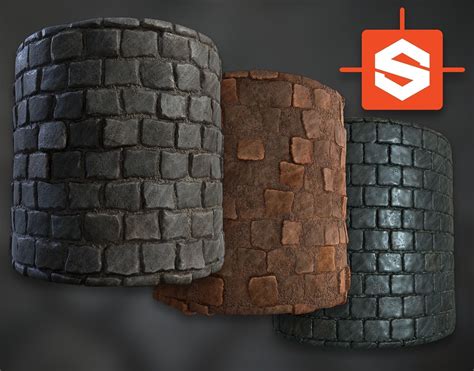 Procedural Pbr Cobblestone Texture Free Vr Ar Low Poly Texture Cgtrader