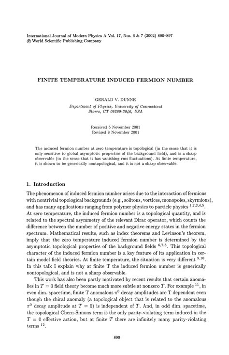 Finite Temperature Induced Fermion Number
