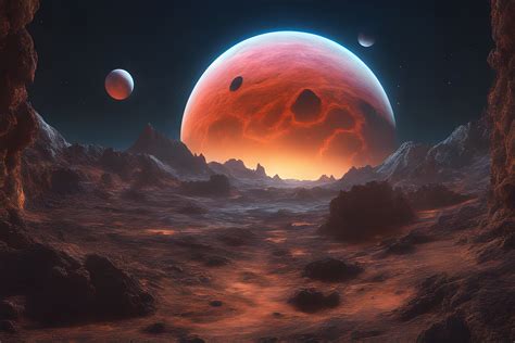 K The Red Planet Glowing Wallpaper HD Artist K Wallpapers Images And Background Wallpapers Den