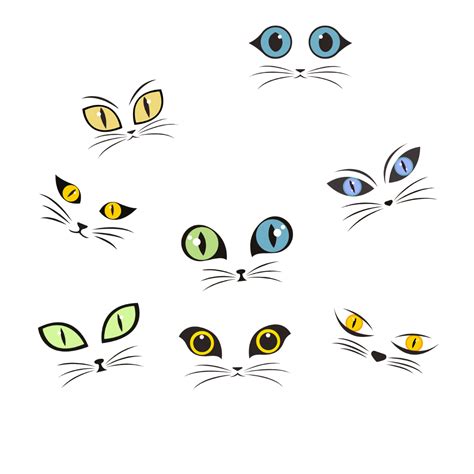 Free Cat Eye Vector Template To Edit Online