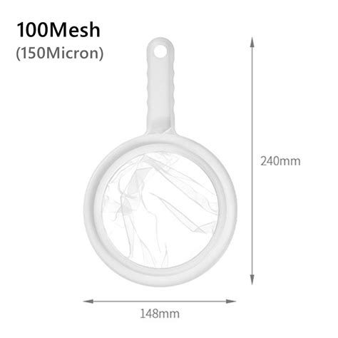 100 200 300 400 Mesh Kitchen Ultra Fine Mesh Strainer Reusable Kitchen Nylon Mesh Soy Milk