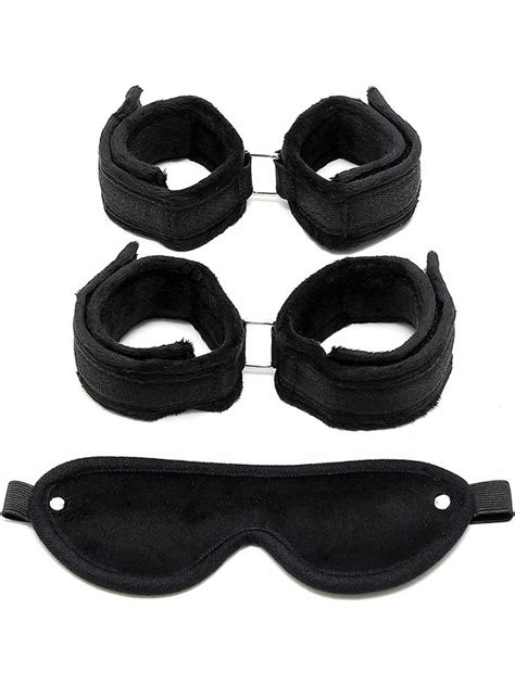 Rimba Soft Bondage Set Cuffs Blindfold Kr